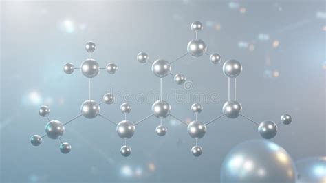Pregabalin Molecular Structure 3d Model Molecule Anticonvulsants Structural Chemical Formula