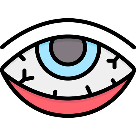 Conjunctivitis Generic Outline Color Icon