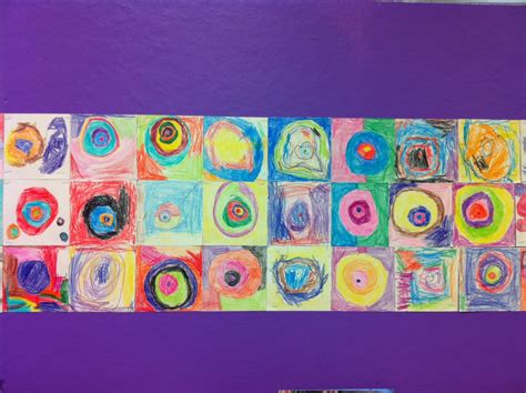 Ms Matsumotos Class Kandinsky Inspired Artwork