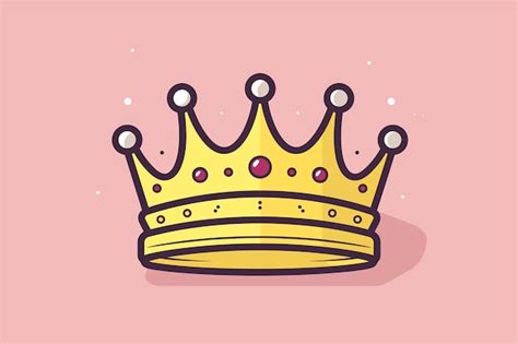 Premium Vector Queen Crown Flat Design Vector Illustration