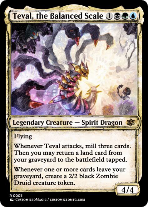 Teval The Balanced Scale Magic The Gathering Proxy Cards
