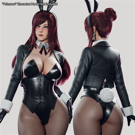 Free Model Deluxe Bunny Suit With Reverse Bunny Suit