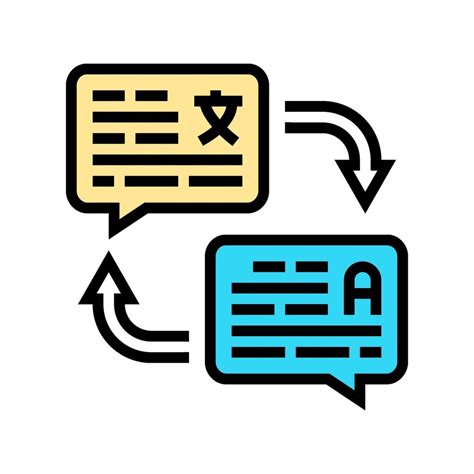Language Translation Nlp Color Icon Illustration 57813800 Vector Art At Vecteezy