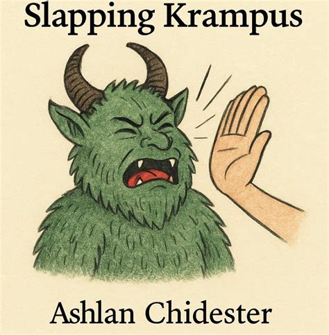 Line By Line Review Of Slapping Krampus By Ashlan Chidester Featured In