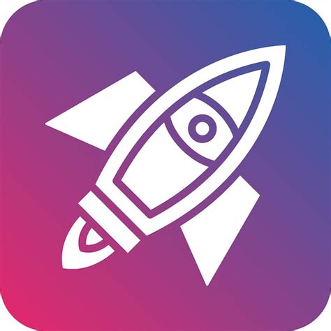 Premium Vector Rocket Icon Style