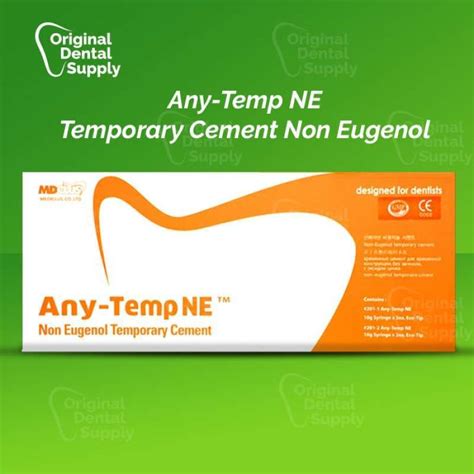 Promo Any Temp Temporary Cement For Crown And Bridge Non Eugenol Temp