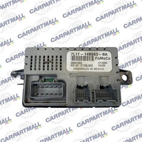 2007 2015 Lincoln Mkx Front Seat Heater Contro Module Unit 7l1t 14b663