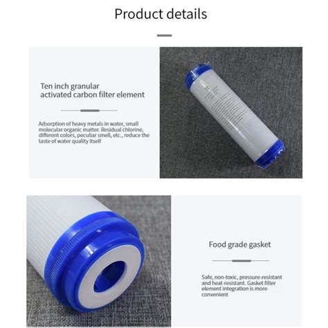 Water Filter Hydronix Udf 10pf Dual Stage Sediment Pre Filter With Gac