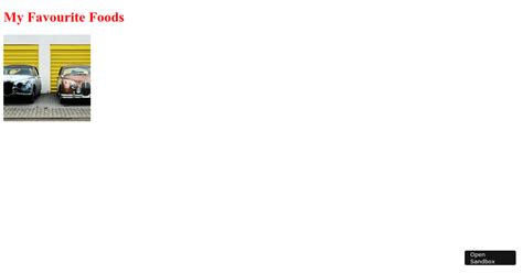 jsx attributes and styling forked codesandbox