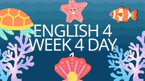 English 4 Quarter 4 Week 4 Classroom Obs Pptx