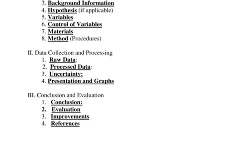 Ib Biology Lab Report Template In Ib Lab Report Template 10 Examples