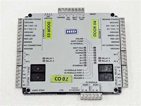 Hid Aero X1100 Intelligent Controller Access Control Unit P N X1100a