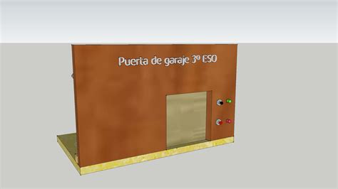Puerta De Garaje Corredera Con Tuerca Tornillo 3d Warehouse