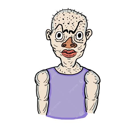 Ugly Man Cartoon