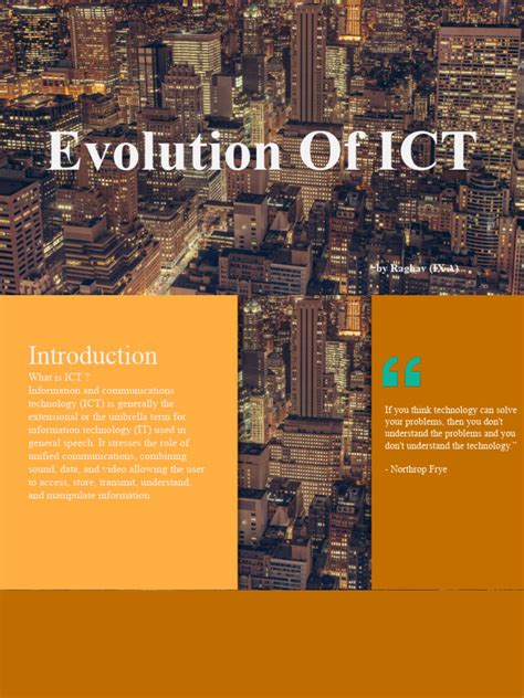 Evolution Of Ict Pdf Internet Protocols Internet