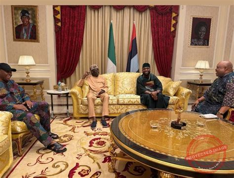 Davido Dr Deji Adeleke Pay Courtesy Visit To President Tinubu Ahead Of Sallah Festivities