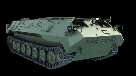 Mtlb U 3d Model Behance