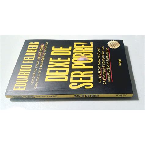Livro Deixe De Ser Pobre Eduardo Feldberg Primo Pobre Shopee