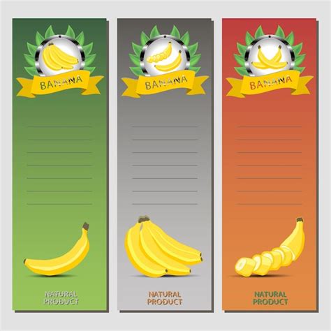 Premium Vector Sweet Juicy Tasty Natural Eco Product Banana