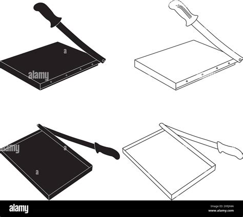 Paper Cutting Icon Vector Desiign Template Stock Vector Image And Art Alamy