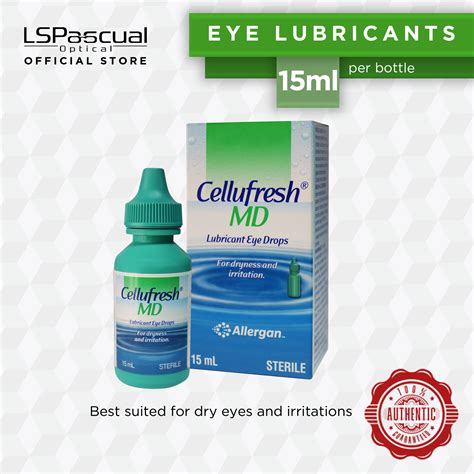 Allergan Cellufresh Md Lubricant Eye Drops Expiry 3ml 022025 15ml 062025 Lazada Ph