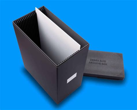 Zebra 8x10 Platesafe Dry And Wet Plate Archive And Storage Box