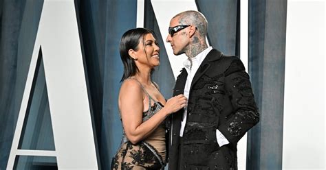 Kourtney Kardashians 3rd Sex Anniversary T To Travis Barker In Touch Weekly