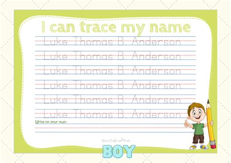 Custom Name Tracing Sheet Handwriting Practice Personalized Etsy