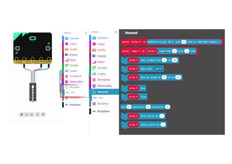 Vánoční stromeček Elecfreaks BBC micro bit Code Create