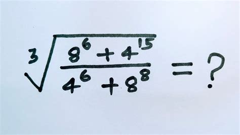 🔥 Nice Cube Root Simplification Math Problem Avikedu Youtube