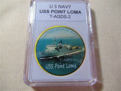 Us Navy Uss Point Loma T Agds 2 Challenge Coin Etsy