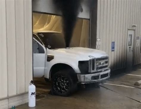 Ford Super Duty Diesel Dyno Run Goes Off With A Bang Ford