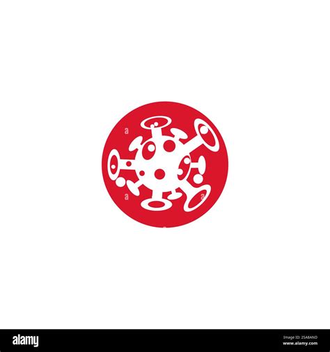 Virus Logo Template Vector Symbol Nature Stock Vector Image And Art Alamy