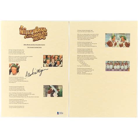 Albert Wilkinson Signed Willy Wonka And The Chocolate Factory Oompa