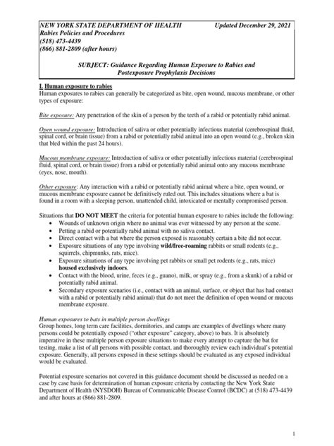 Nysrabiestreatmentguidelines Pdf Rabies Vaccines
