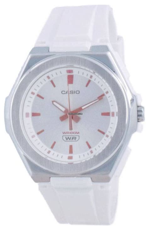 Casio Womens Sport Casual Analog Watch Silver Dial Luminous Hands