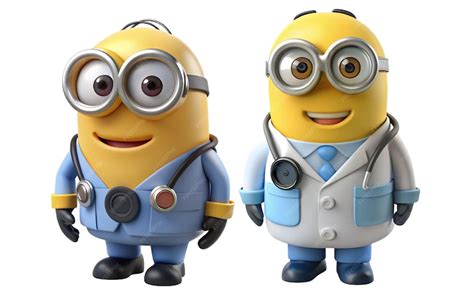 Minions Doctors Premium Ai Generated Vector