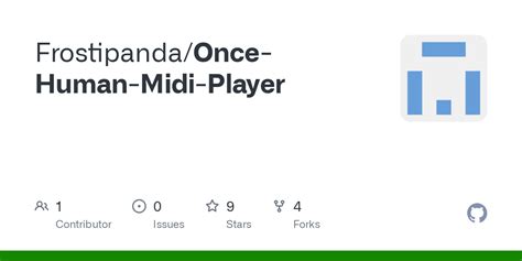 GitHub Frostipanda Once Human Midi Player