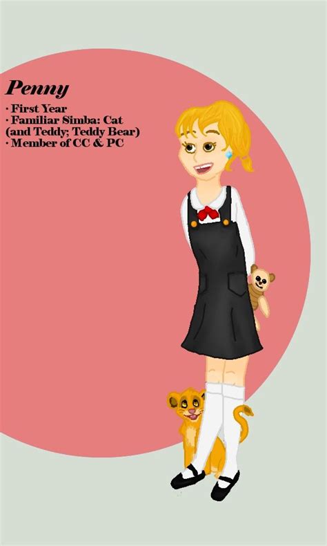 Penny And Simba Gryffindor Penny Might Be Shy But Shes Gutsy And Doesn