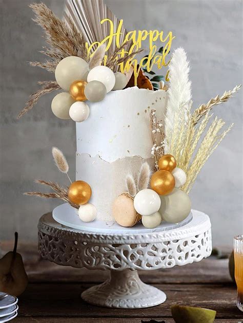 50 Pcs Boho Cake Toppers Wedding Cake Toppers Wedding Cake Topper Mini
