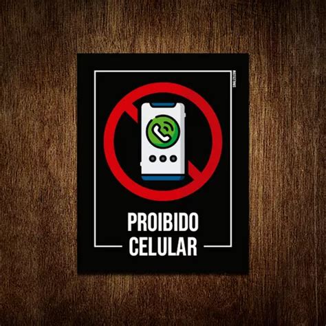 Letrero De Señalización Del Kit 5 Sector De Telefonía Celular