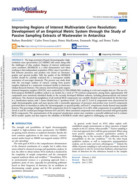 Pdf Improving Regions Of Interest Multivariate Curve Resolution
