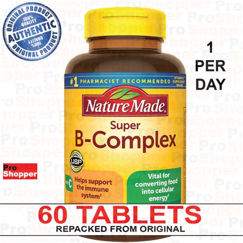 Nature Made Super B Complex 60 Tablets Lazada Ph