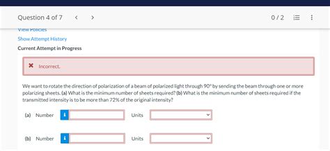 Solved We Want To Rotate The Direction Of Polarization Of A