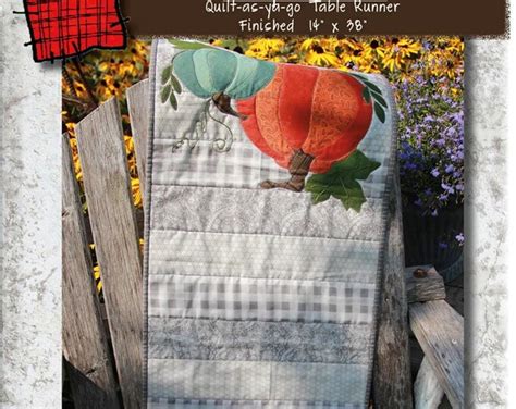 Pumpkin Patch Table Runner Quilt Pattern Patch Abilities P251 Autumn