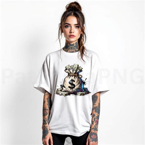 Money Bag Png Graffiti Style Dollar Cash Clipart For Shirt