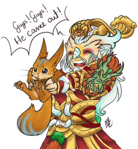 Theyaminotenshifox Smite Ratatoskr Fan Art 1000x1000 Png Clipart