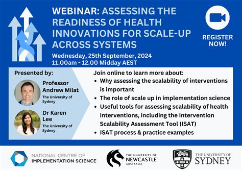 Webinar Assessing The Readiness Of Health Innovations For Scale Up