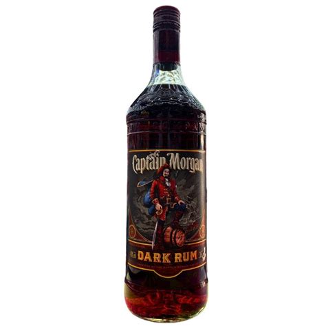 Captain Morgan Dark Rum 1l Liquor Freight
