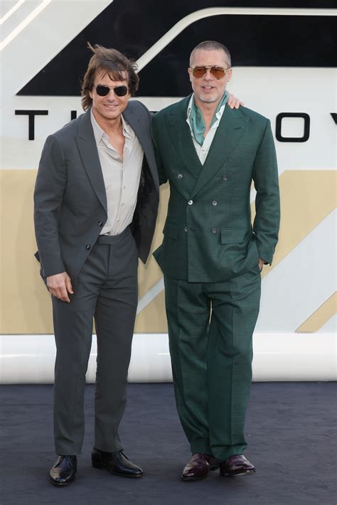Brad Pitt And Tom Cruise Reunite At F1 Movie Premiere Us Weekly
